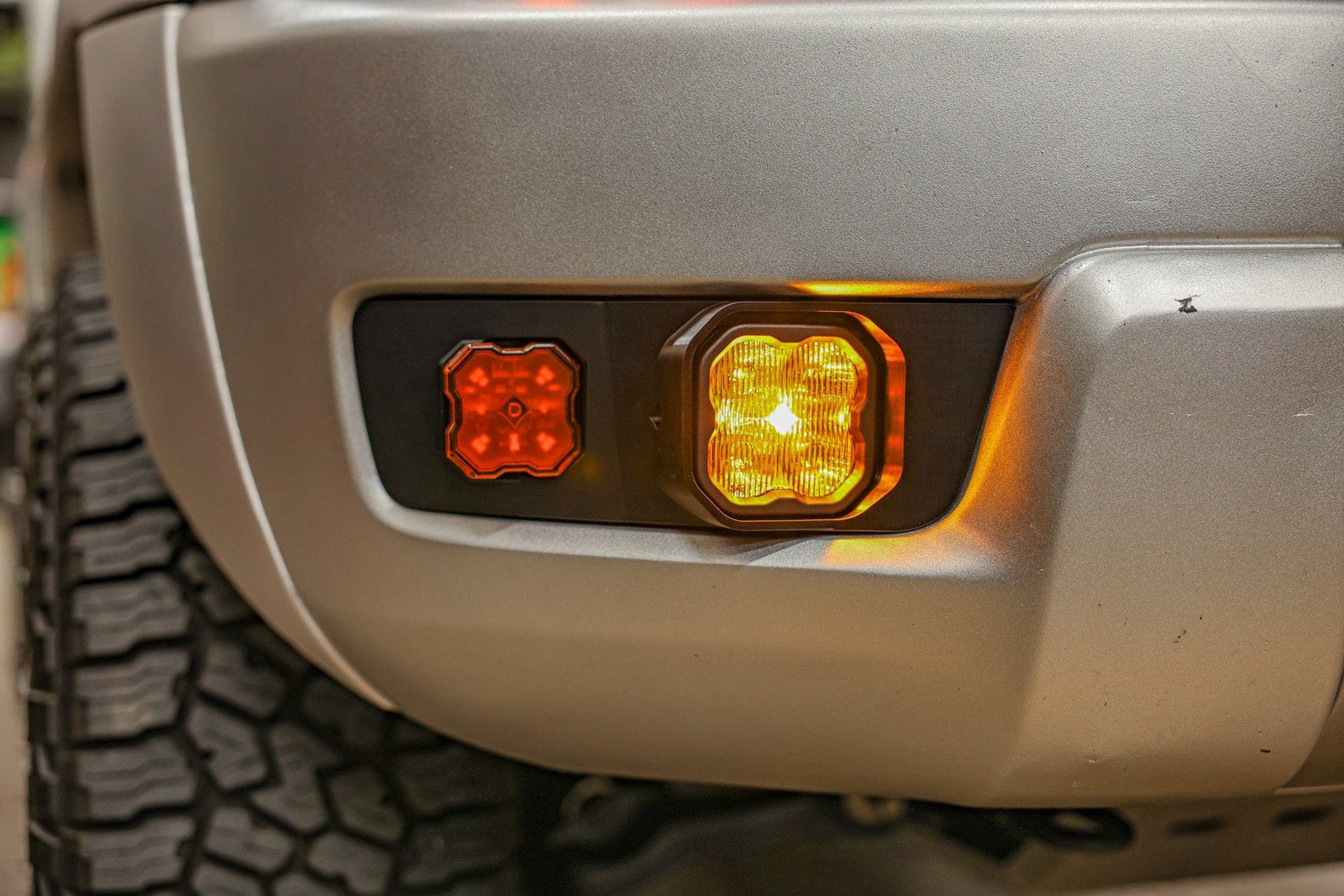 03-05 4Runner Diode Dynamics Dual Pod Fog Light Bezels – TEQ Customs