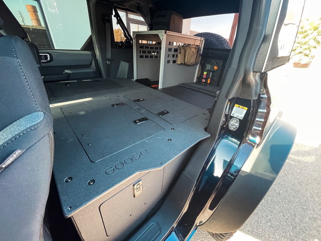 Ford Bronco 2021-Present 6 Gen. 4 Door - Second Row Seat Delete Plate ...