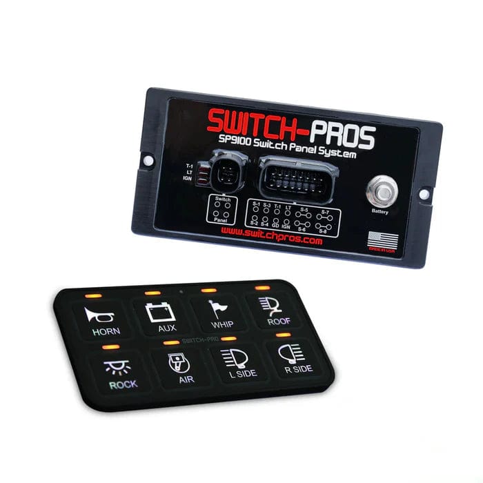 SwitchPros 9100 8-Switch Panel Power System – TEQ Customs LLC