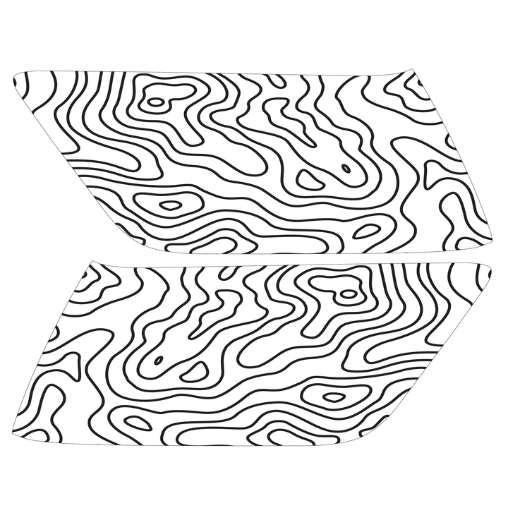 Topographic Side Window Decals / 1st Gen Sequoia (01-07) / TEQ Customs ...