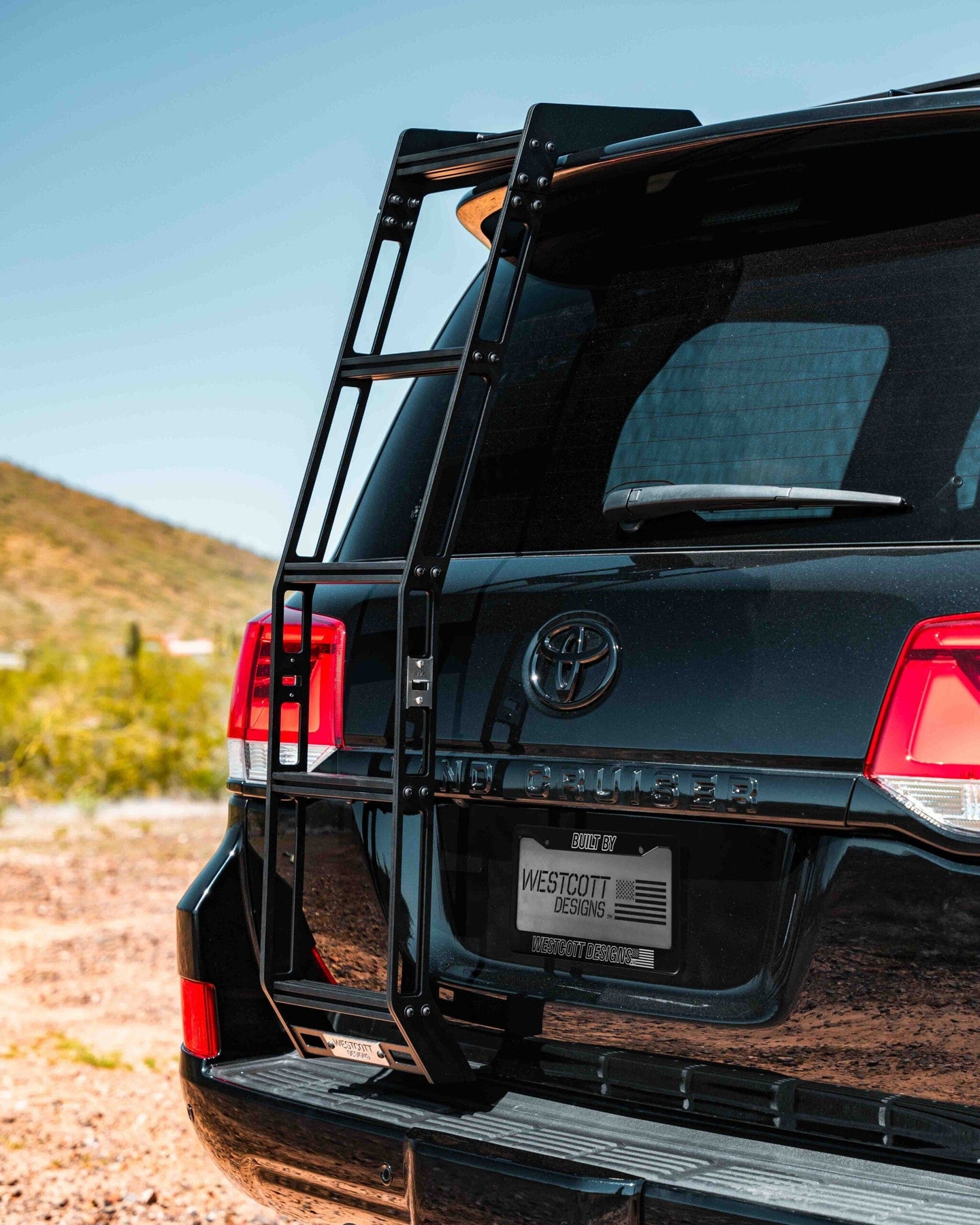 08-21 200 Series Land Cruiser Full Length Hatch Ladder – TEQ Customs